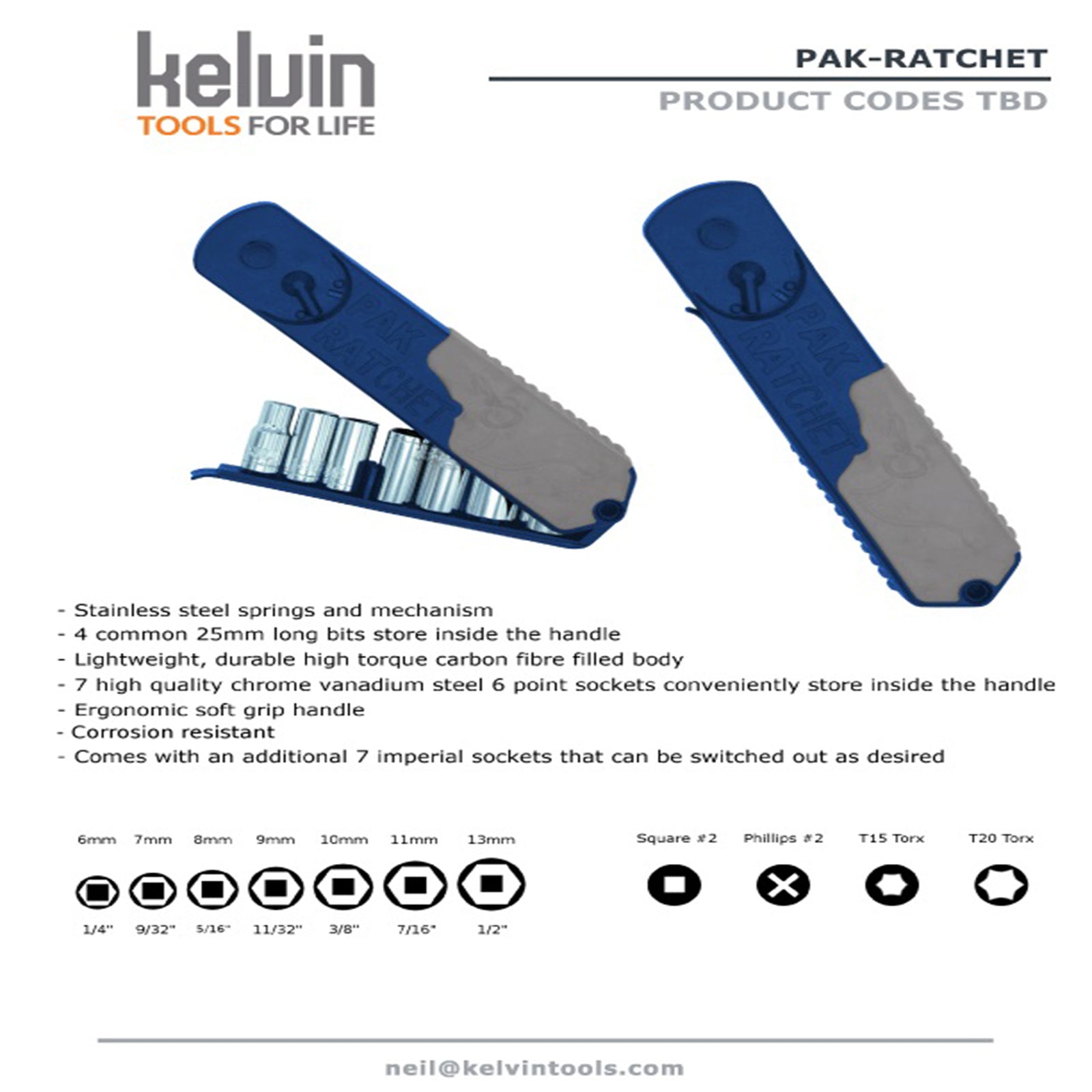 Kelvin PakRatchet – Kelvin Tools